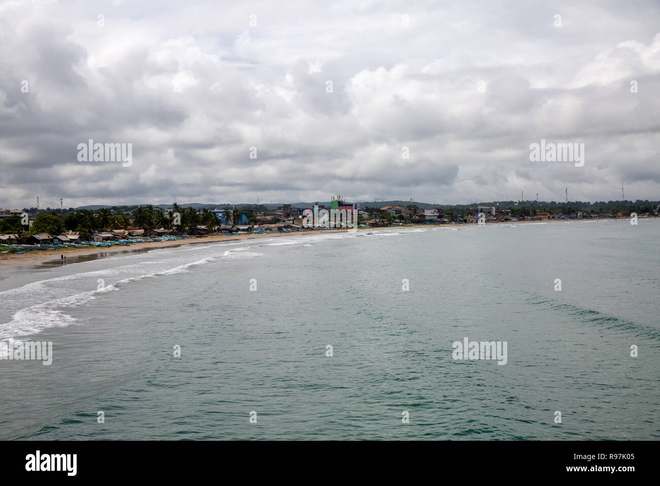 View of Trincomalee Sri Lanka from Fort Frederick Stock Photo - Alamy