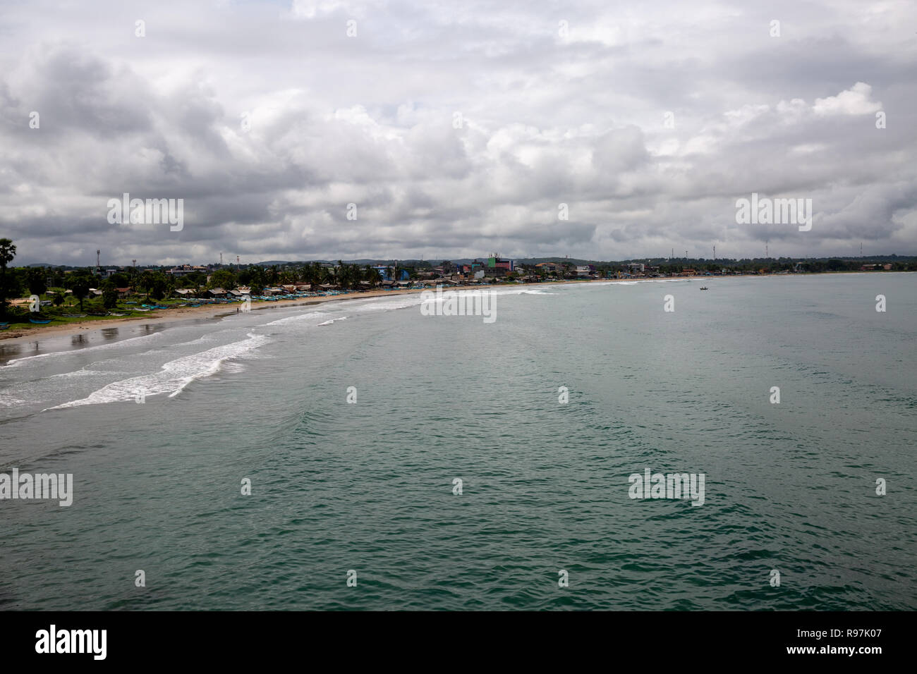View of Trincomalee Sri Lanka from Fort Frederick Stock Photo - Alamy