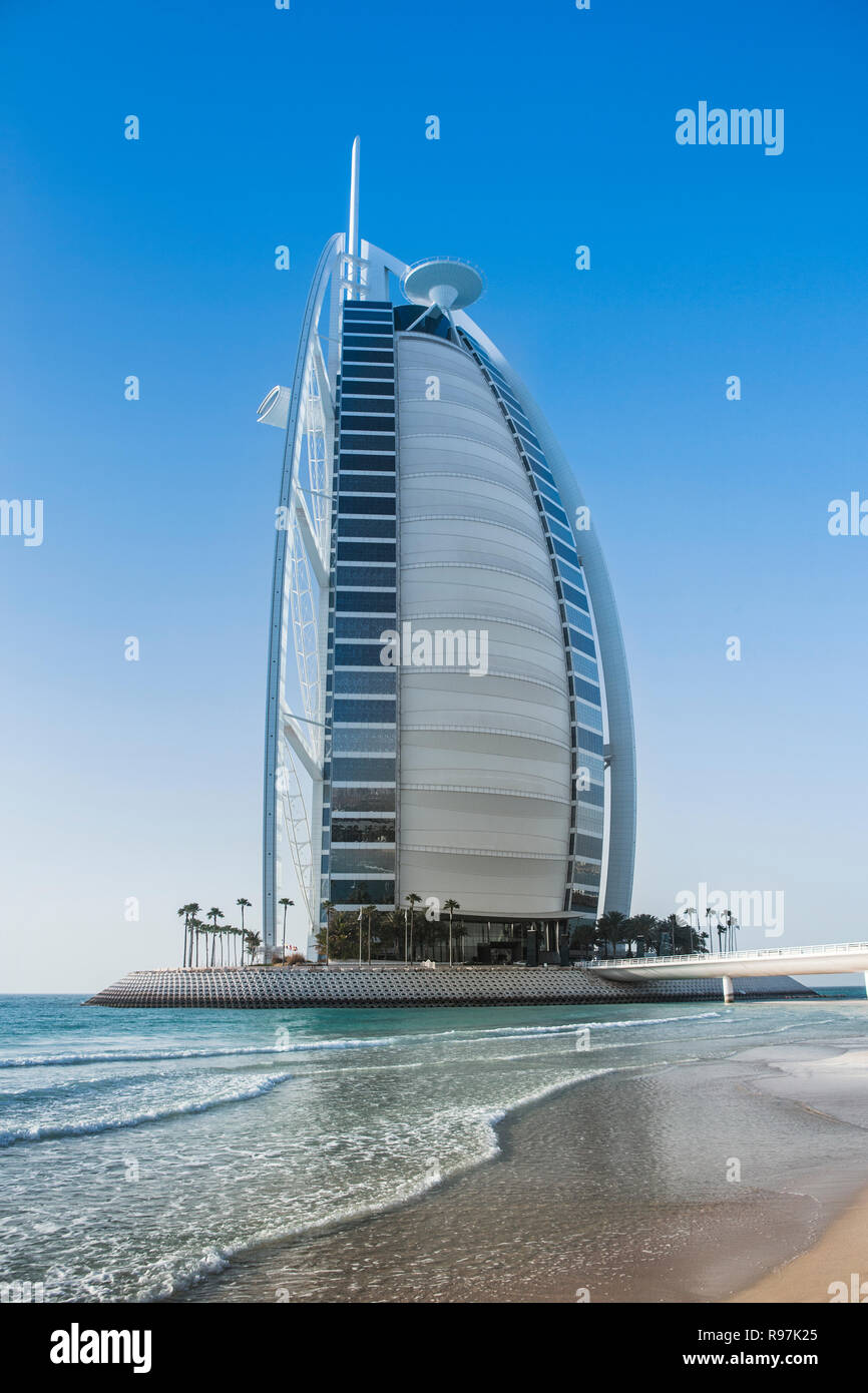 Burj Al Arab, Tower of the Arabs, is a luxury hotel located in Dubai ...