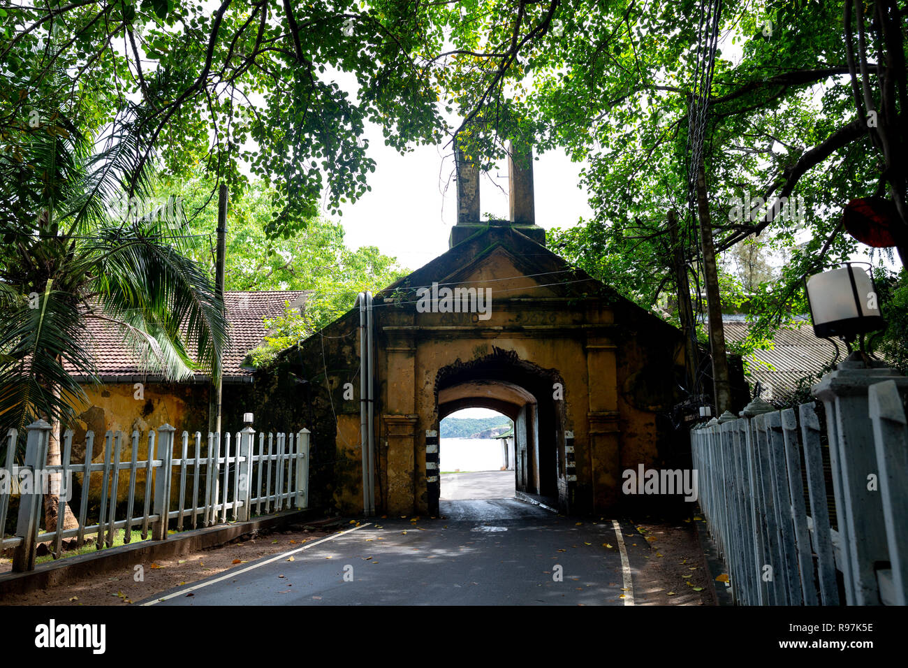 Entrance to Fort Fredrick, Sri Lanka Stock Photo - Alamy