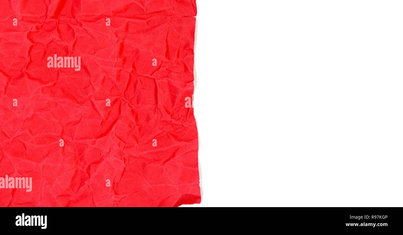 red creased paper texture useful as a Christmas background with white ...