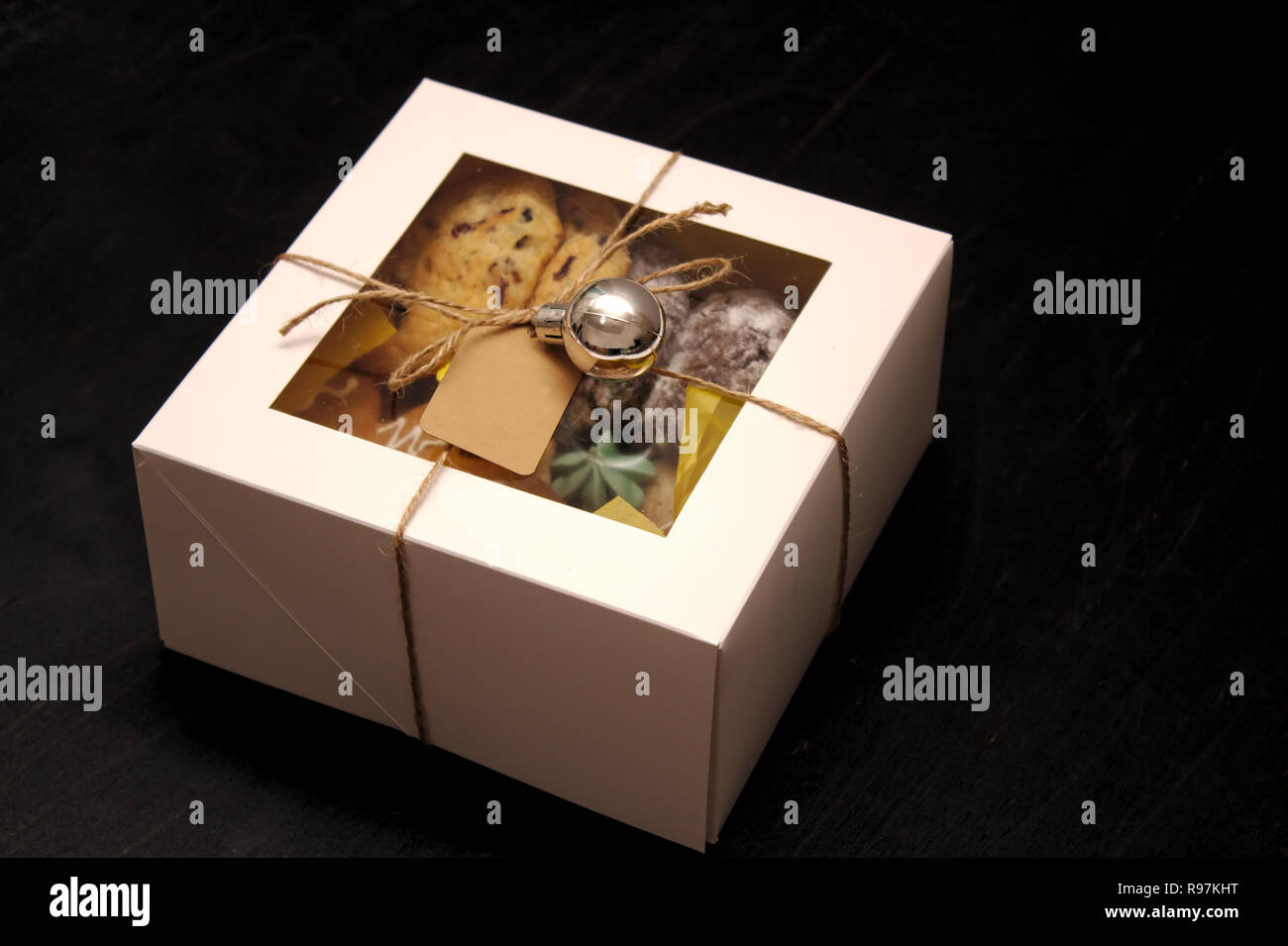 Christmas gingerbread packaging process Stock Photo - Alamy