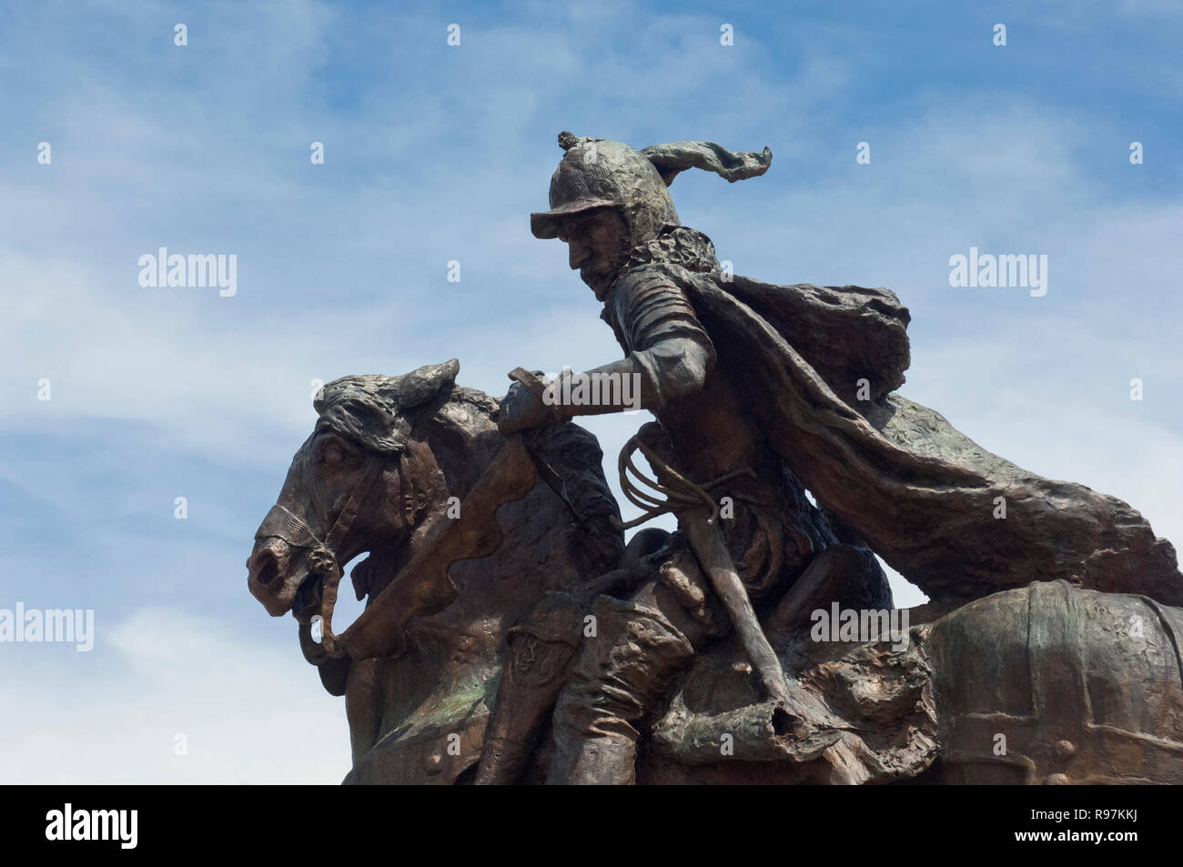 Conquistador sculpture statue hi-res stock photography and images - Alamy