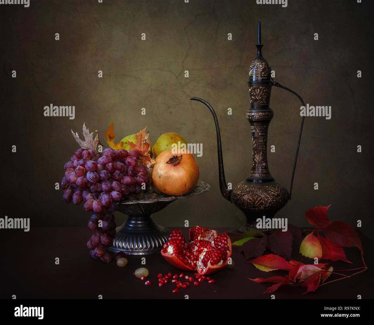 Still life with fruits Stock Photo - Alamy