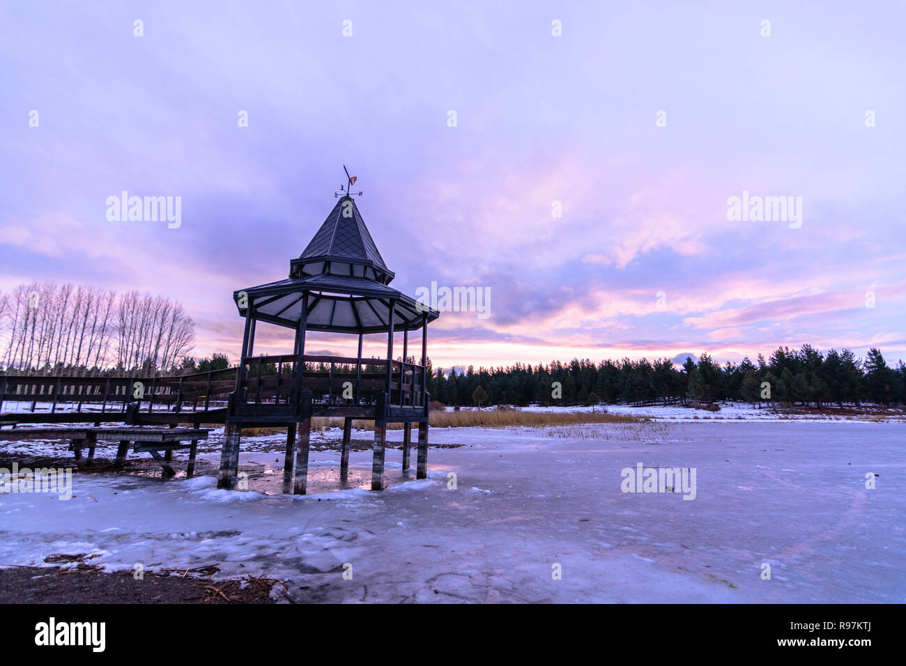 Winter Season in Esquel, Chubut, Patagonia, Argentina Stock Photo - Alamy