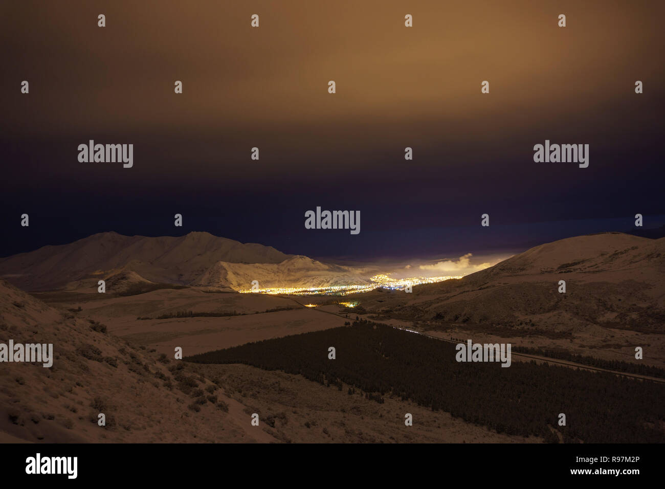 Winter Season in Esquel, Chubut, Patagonia, Argentina Stock Photo - Alamy