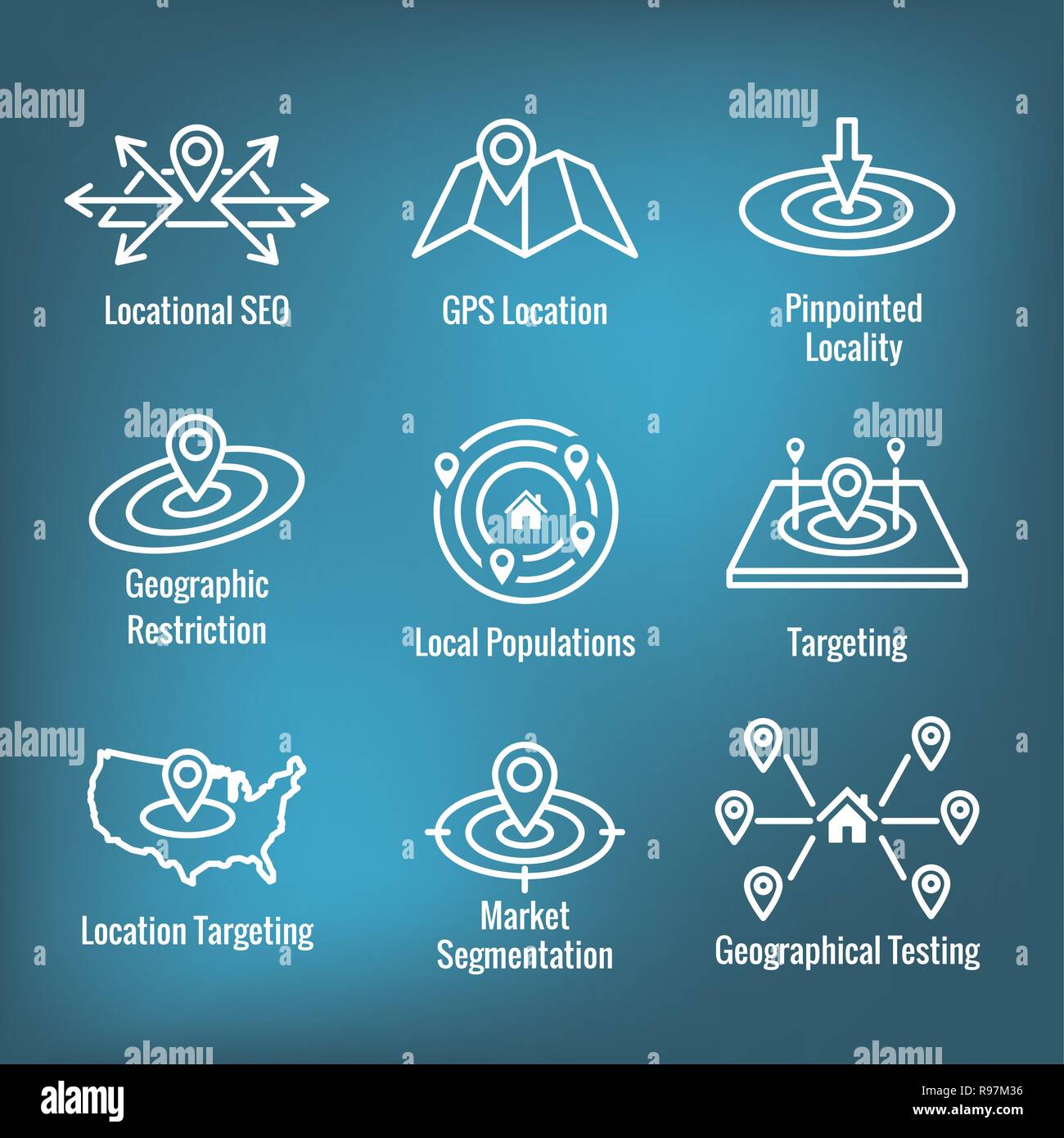 Geotargeting vector vectors hi-res stock photography and images - Alamy