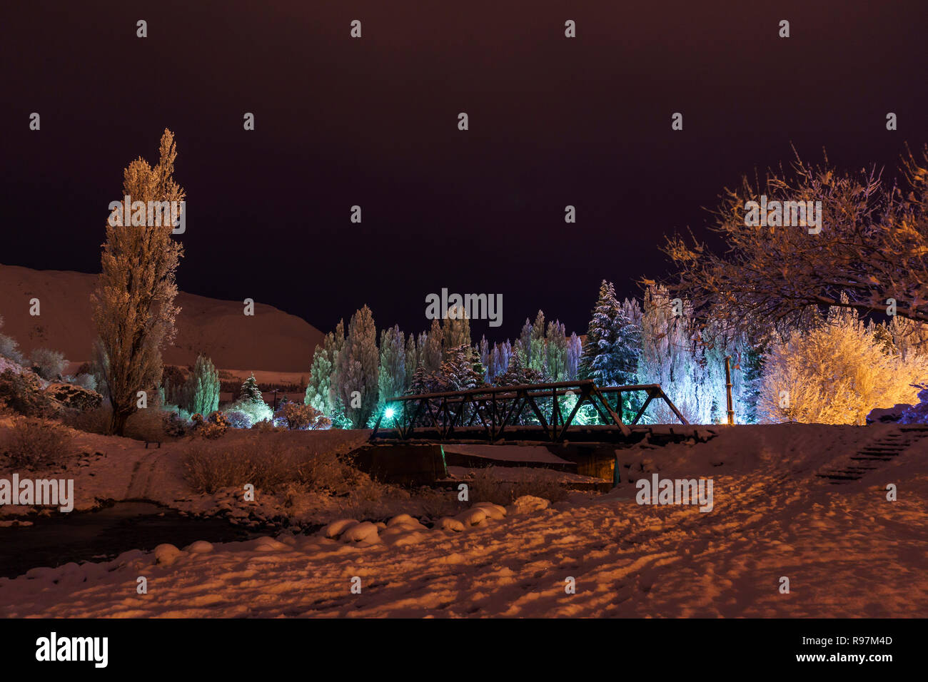 Winter Season in Esquel, Chubut, Patagonia, Argentina Stock Photo - Alamy