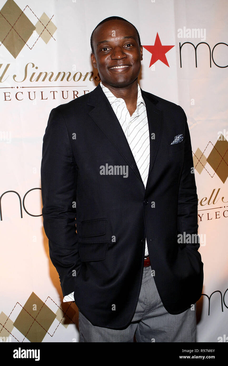 NEW YORK - AUGUST 03: Quami Jackson poses during the Argyleculture Fall ...