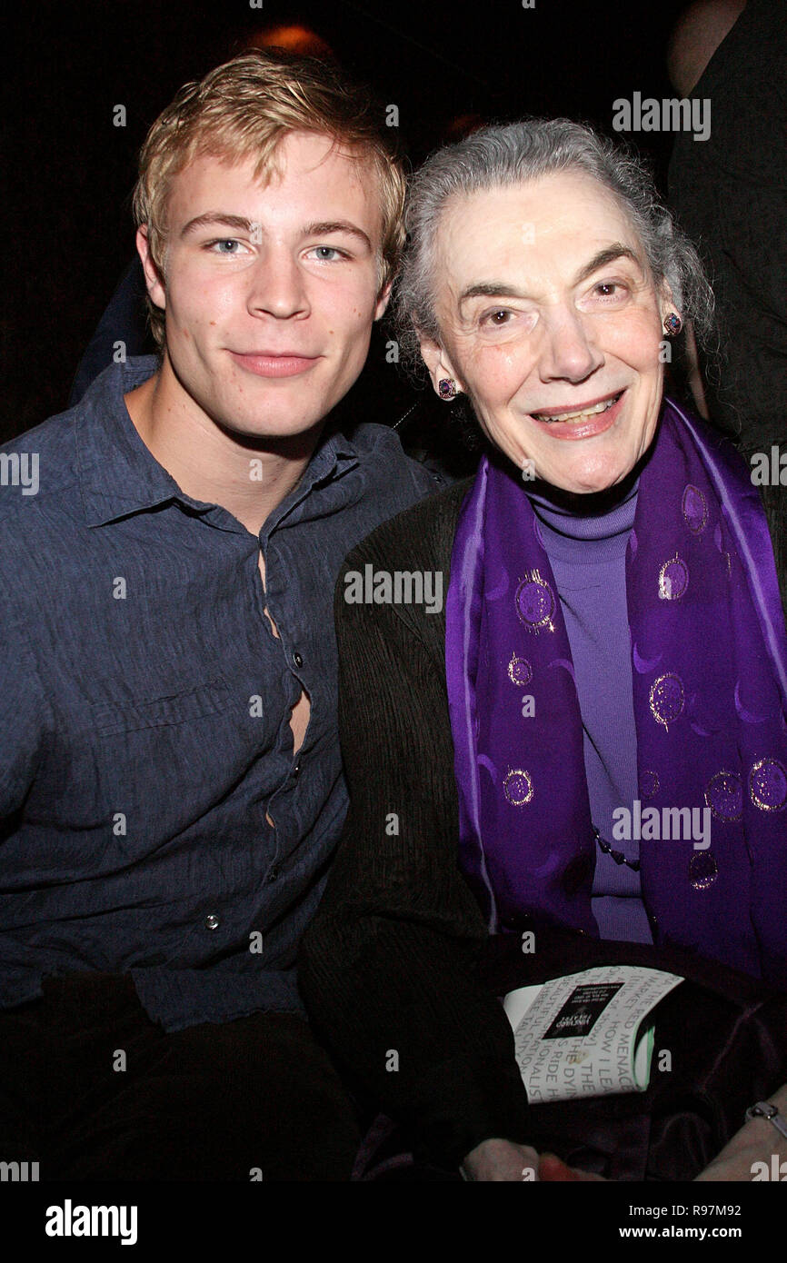 NEW YORK - SEPTEMBER 24: Jonathan B. Wright and Marian Seldes attend ...