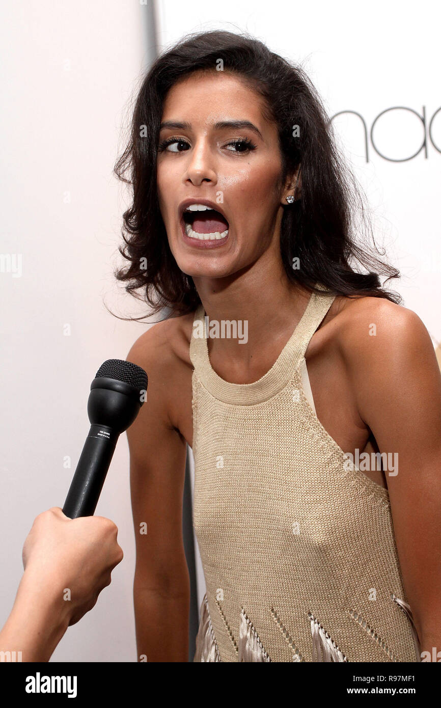 NEW YORK - AUGUST 03: Jaslene Gonzalez poses during the Argyleculture ...