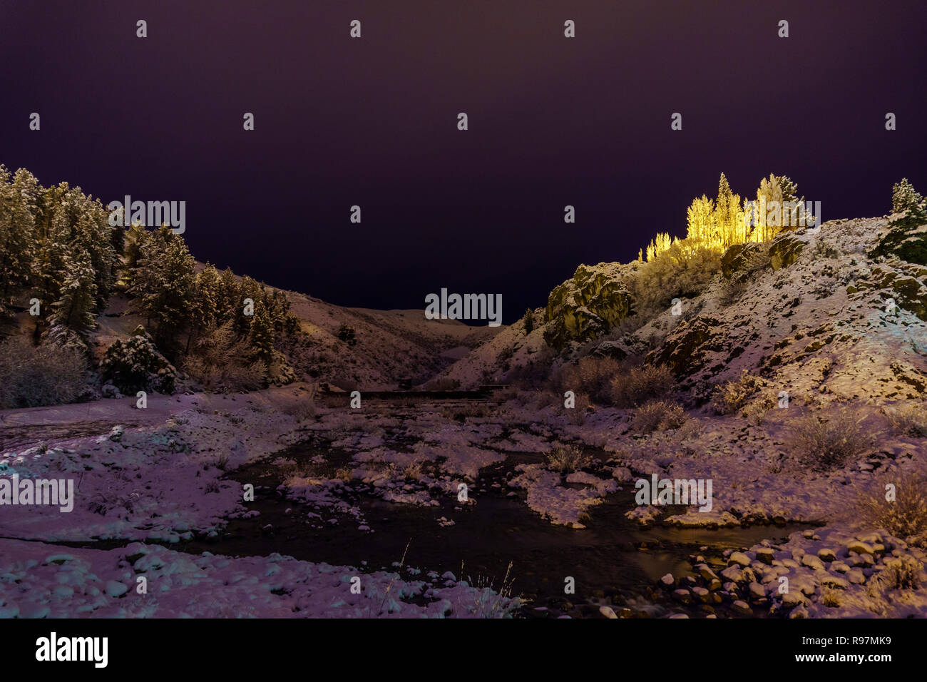 Winter Season in Esquel, Chubut, Patagonia, Argentina Stock Photo - Alamy