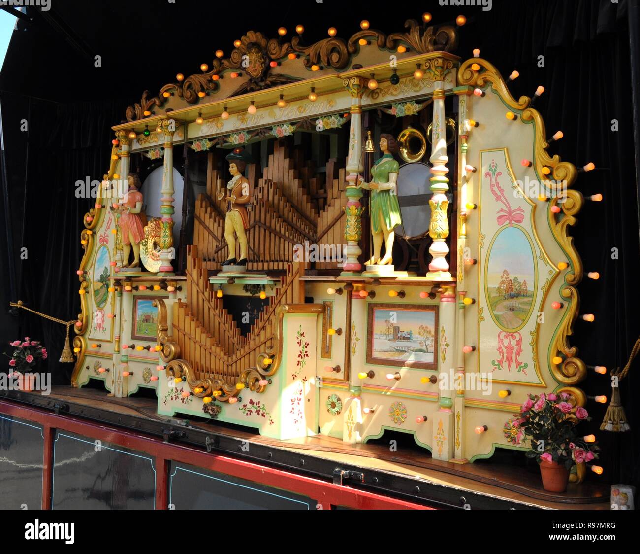 Fairground organ 'Four Seasons', built by Page & Howard in 1991, at ...
