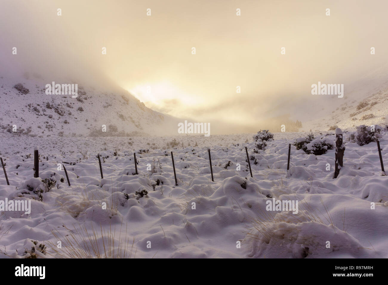 Winter Season in Esquel, Chubut, Patagonia, Argentina Stock Photo - Alamy