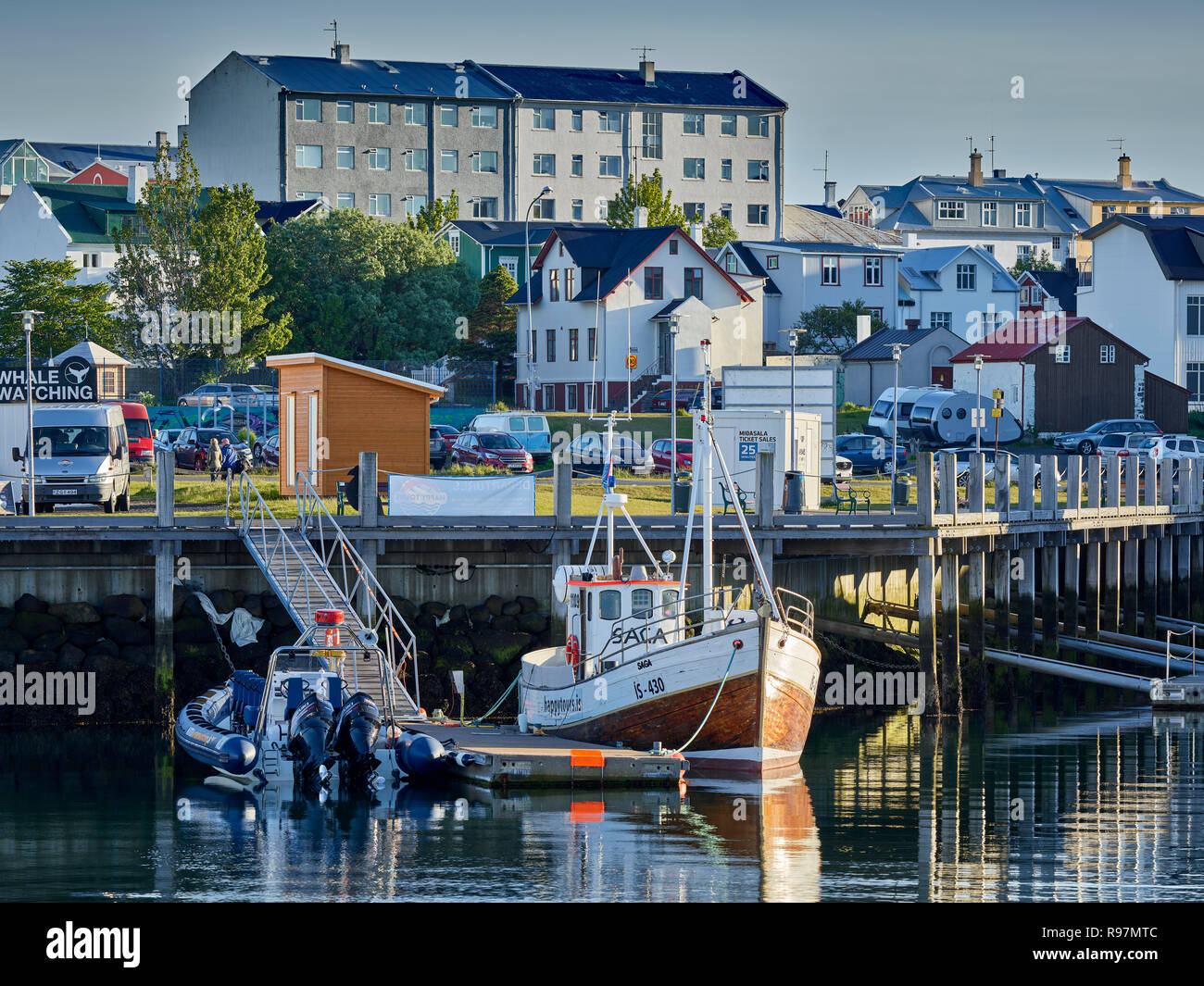 Reykjavik harbor, Reykjavik, Iceland Stock Photo - Alamy