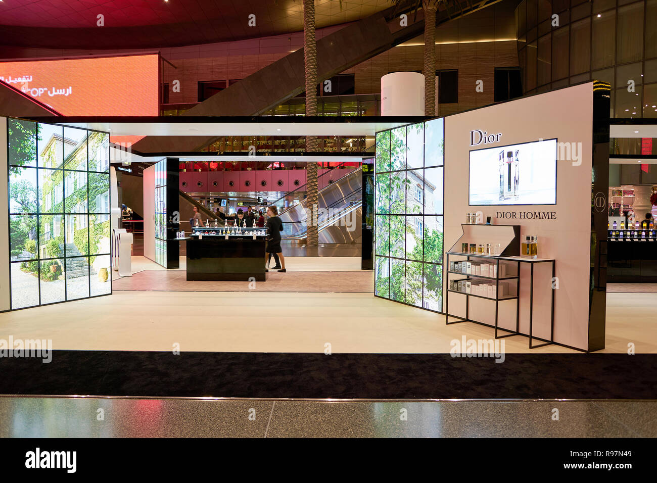 DOHA, QATAR - CIRCA MAY, 2017: "Maison de Parfum" pavilion by Dior at ...