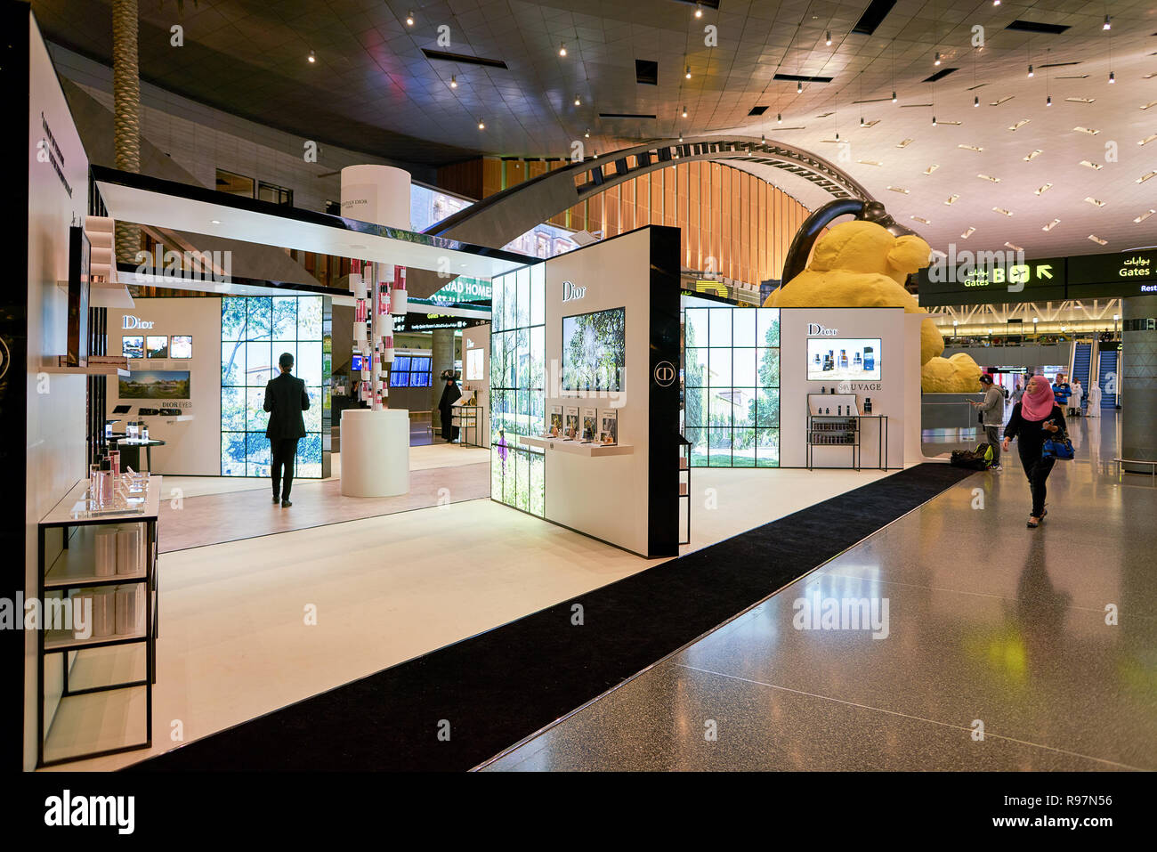 DOHA, QATAR - CIRCA MAY, 2017: "Maison de Parfum" pavilion by Dior at ...