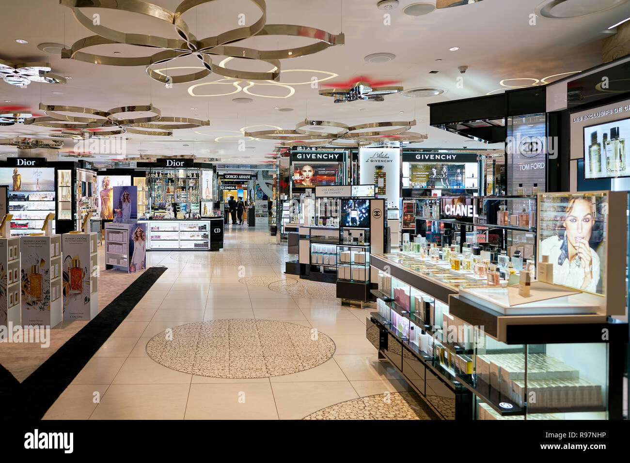 DOHA, QATAR - CIRCA MAY, 2017: goods on display at Hamad International ...