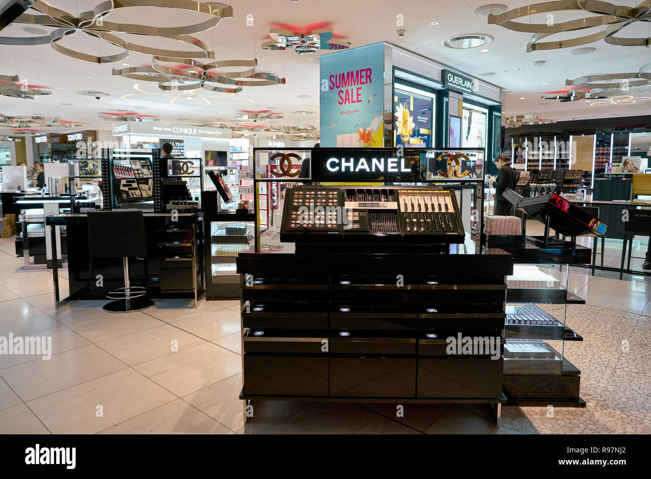 DOHA, QATAR - CIRCA MAY, 2017: goods on display at Hamad International ...