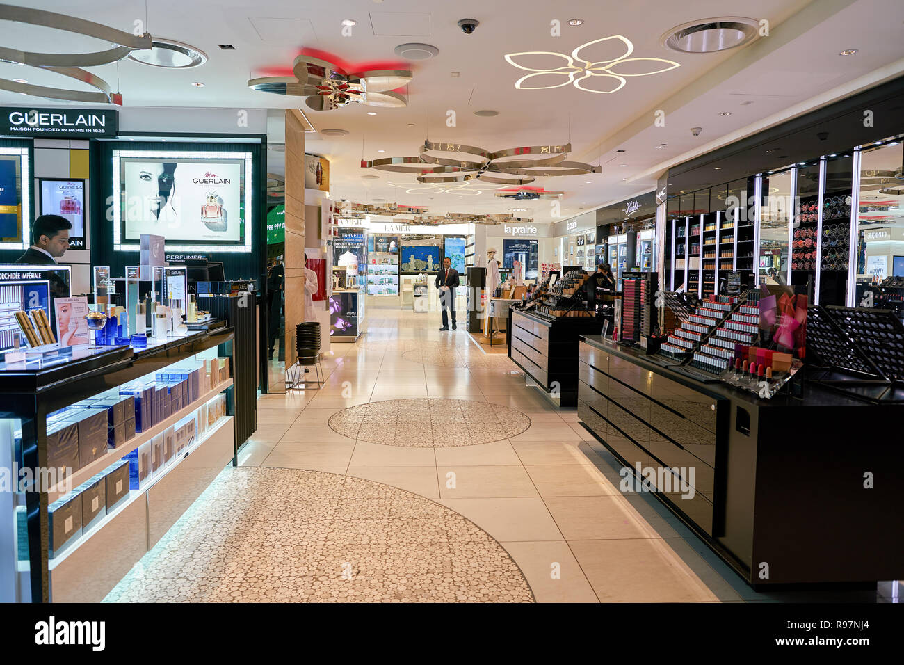 DOHA, QATAR - CIRCA MAY, 2017: goods on display at Hamad International ...