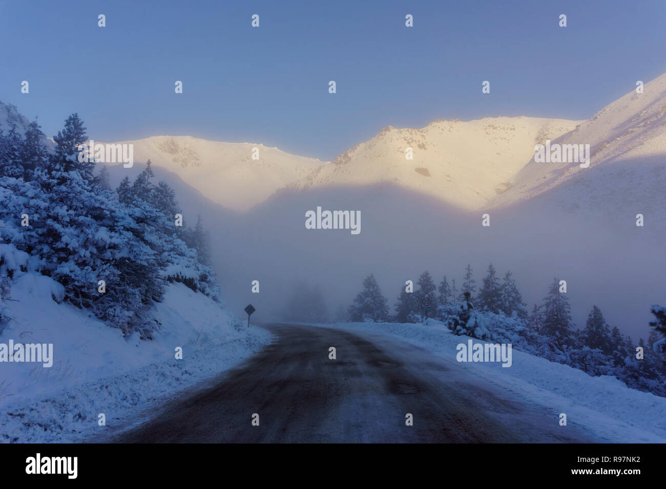 Winter Season in Esquel, Chubut, Patagonia, Argentina Stock Photo - Alamy