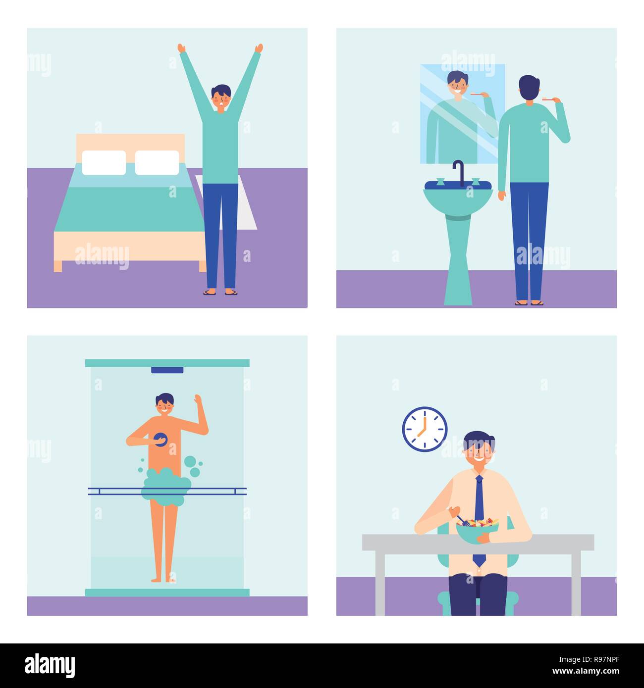 Granny daily Stock Vector Images - Alamy