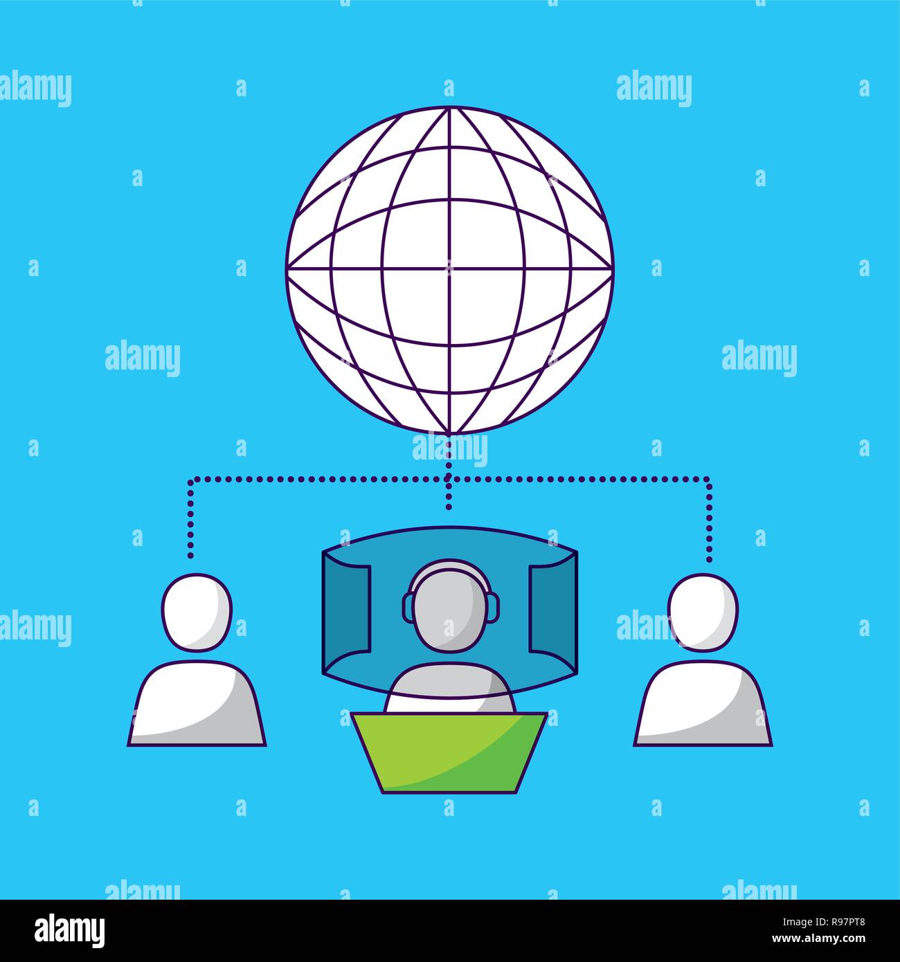Creator of the world Stock Vector Images - Alamy