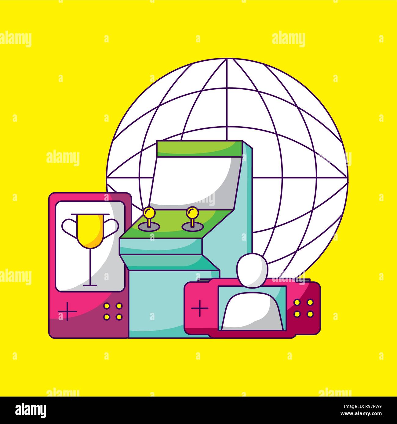 Video game world trophy hi-res stock photography and images - Alamy