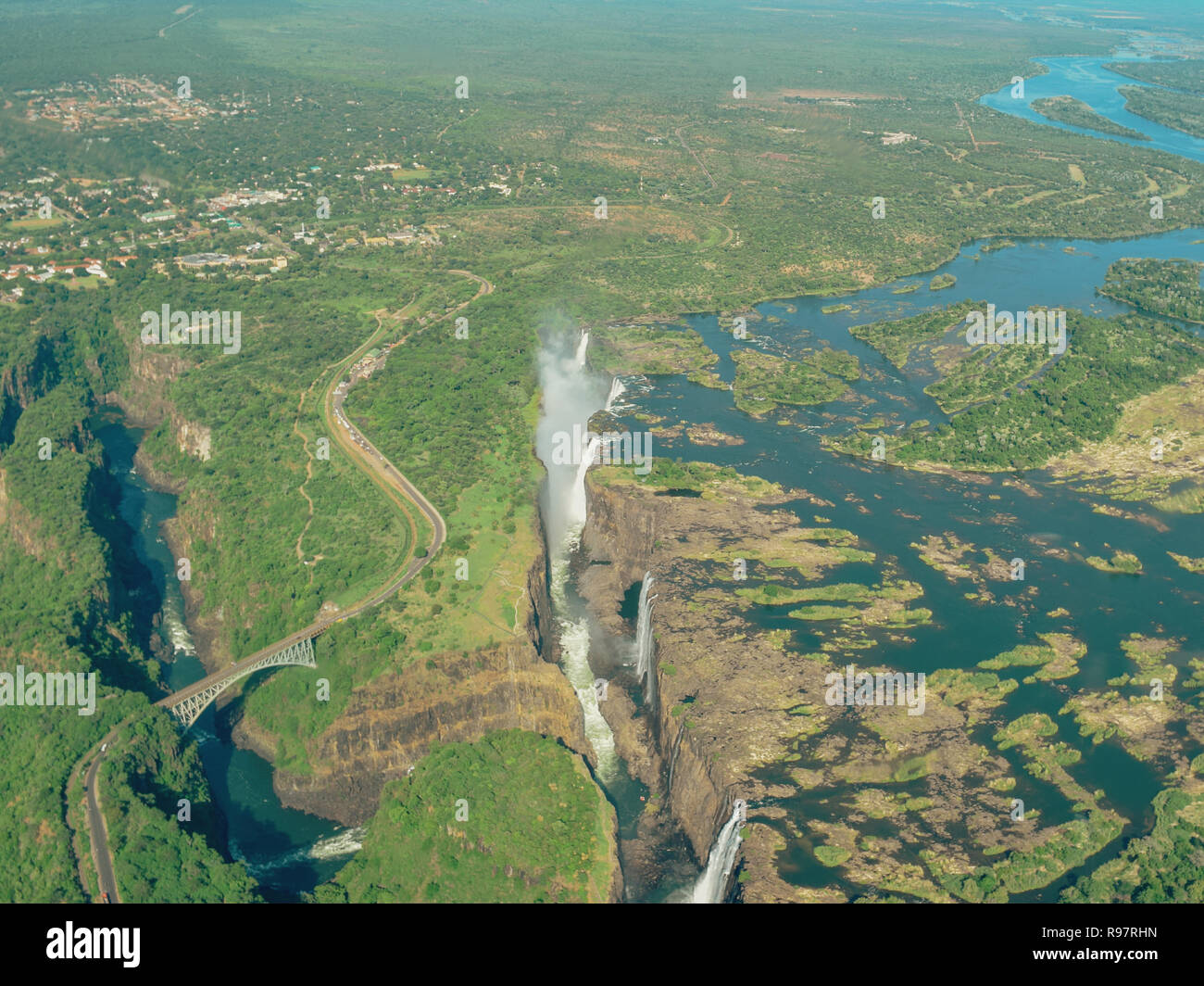 Victoria Falls Landscape High Resolution Stock Photography and Images ...