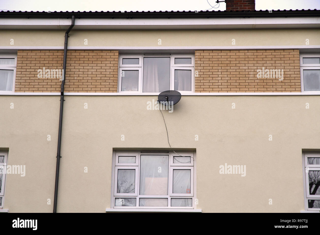 Weber Exterior Wall Insulation using Brick Slip Cladding Stock Photo ...