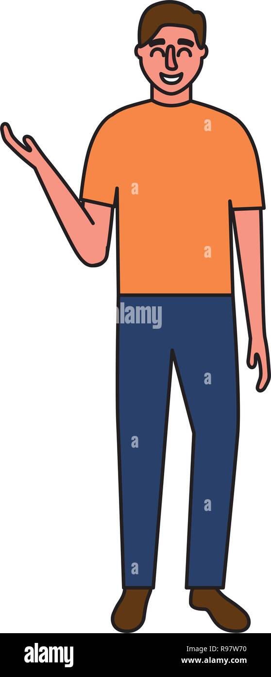 man portrait on white background vector illustration Stock Vector Image ...