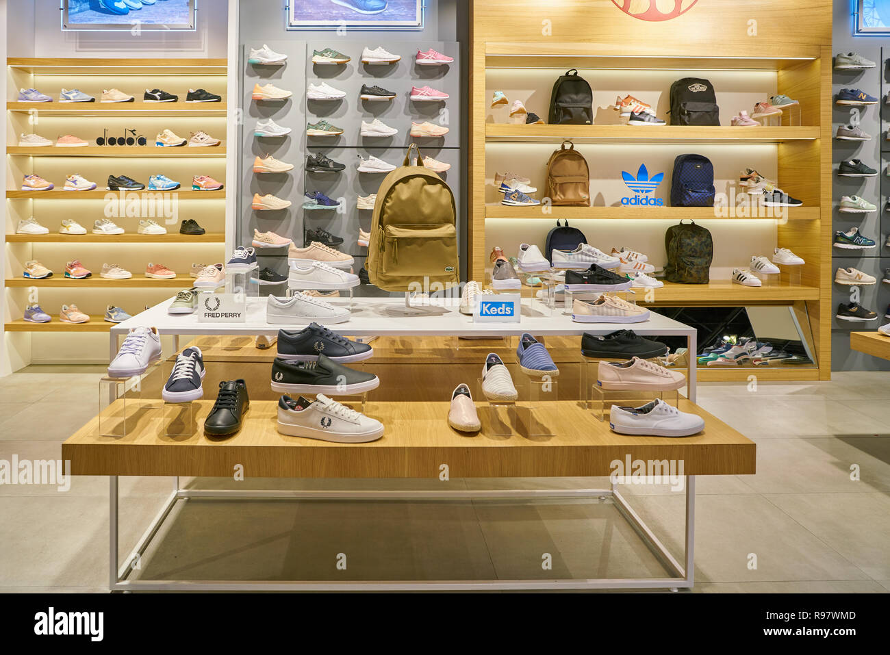 SAINT PETERSBURG, RUSSIA - CIRCA MAY, 2018: interior shot of SuperStep ...