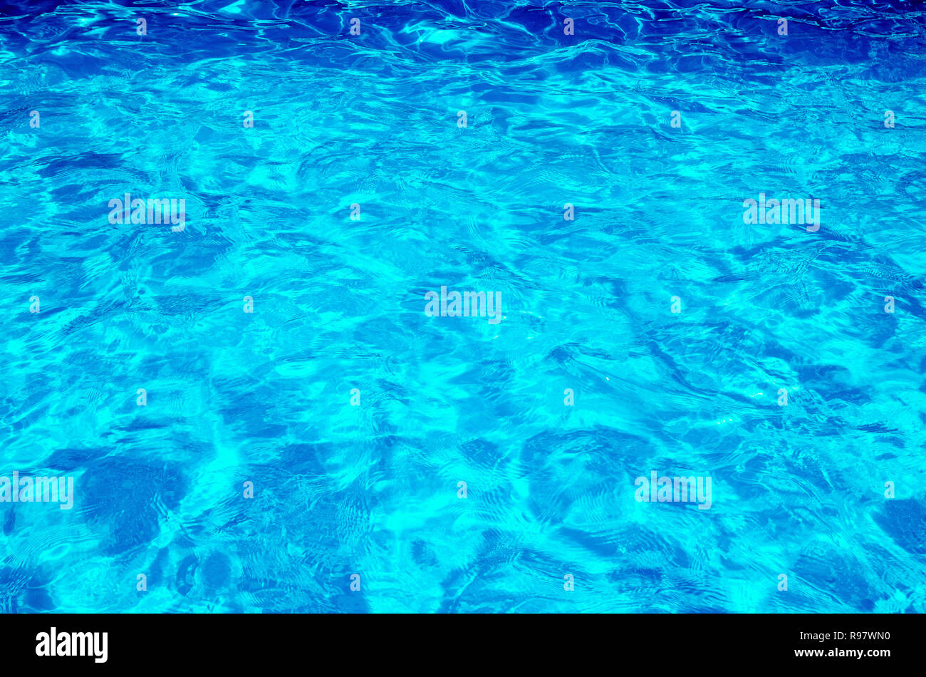 blue water background in swimming pool Stock Photo - Alamy