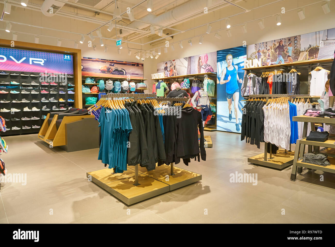 SAINT PETERSBURG, RUSSIA - CIRCA MAY, 2018: interior shot of Under ...