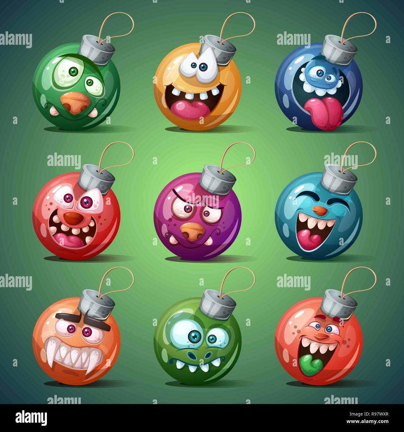 Christmas ball. Happy new year Stock Vector Image & Art - Alamy