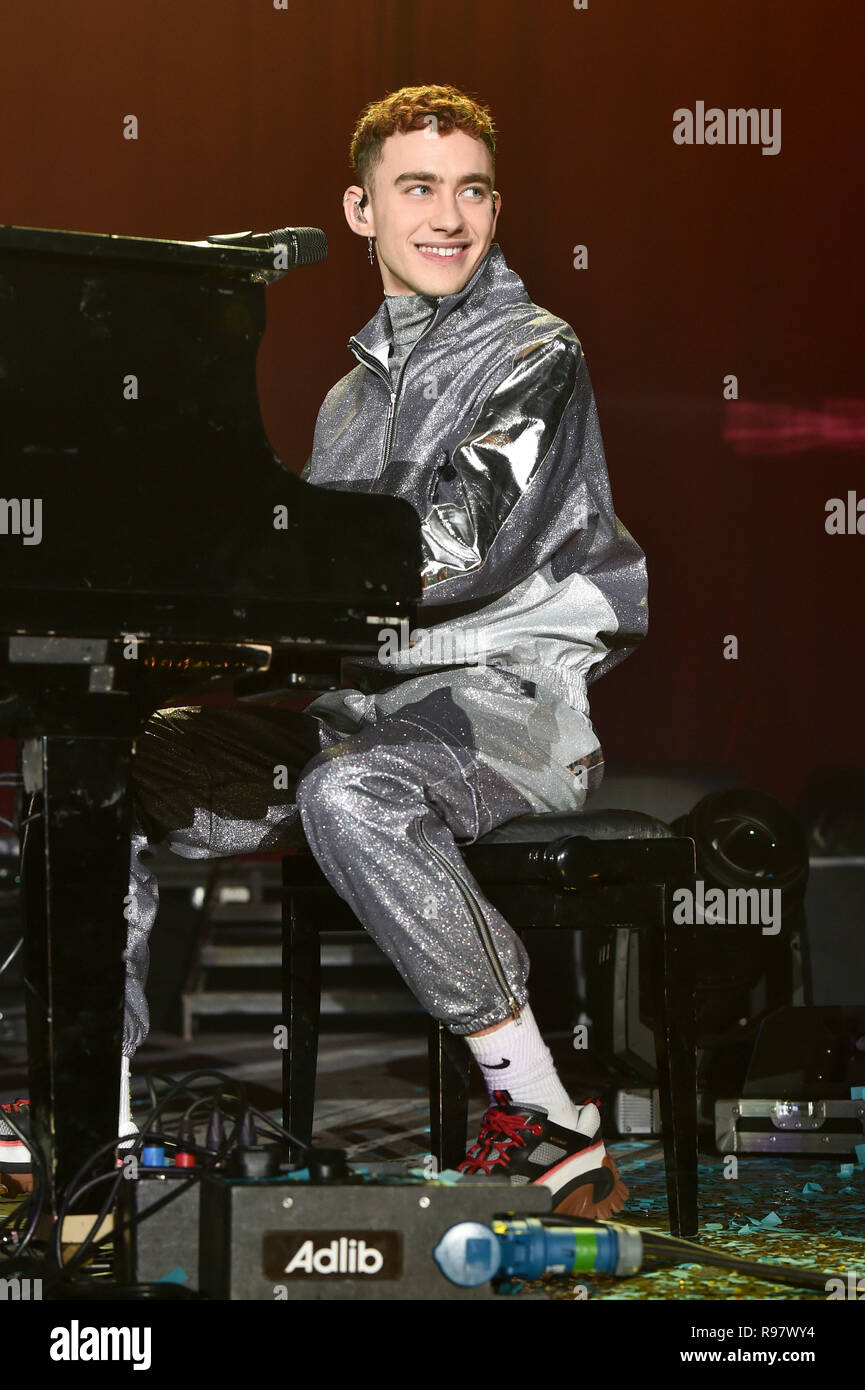 Olly Alexander of Years and Years performing during the Ellie Goulding ...