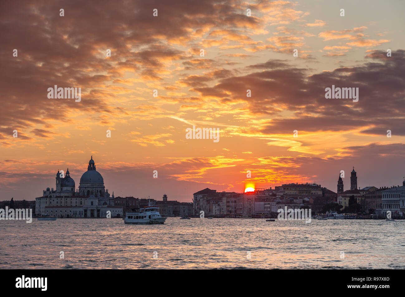 Venetian sunset venice italy hi-res stock photography and images - Alamy