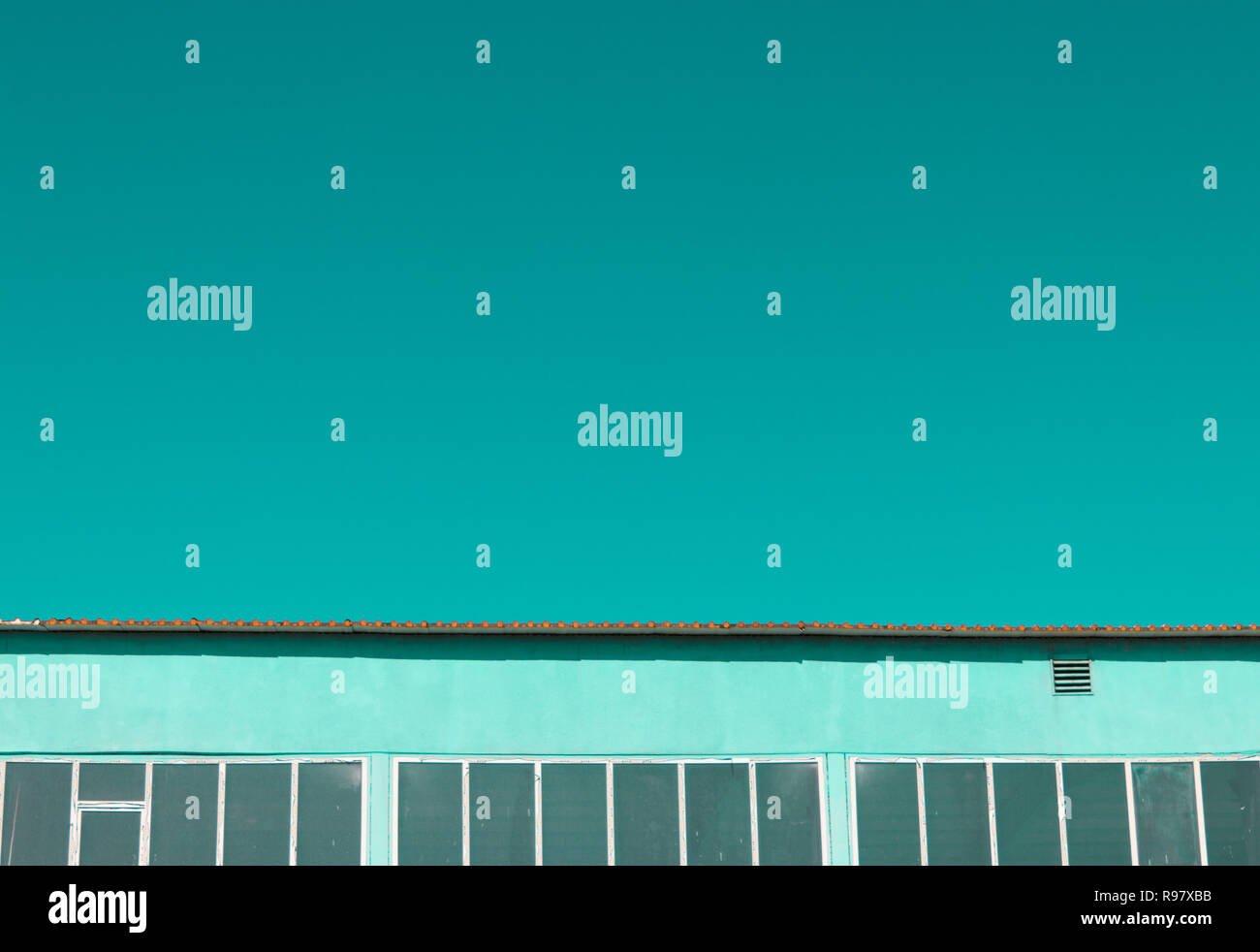 Abstract factory building Stock Photo - Alamy