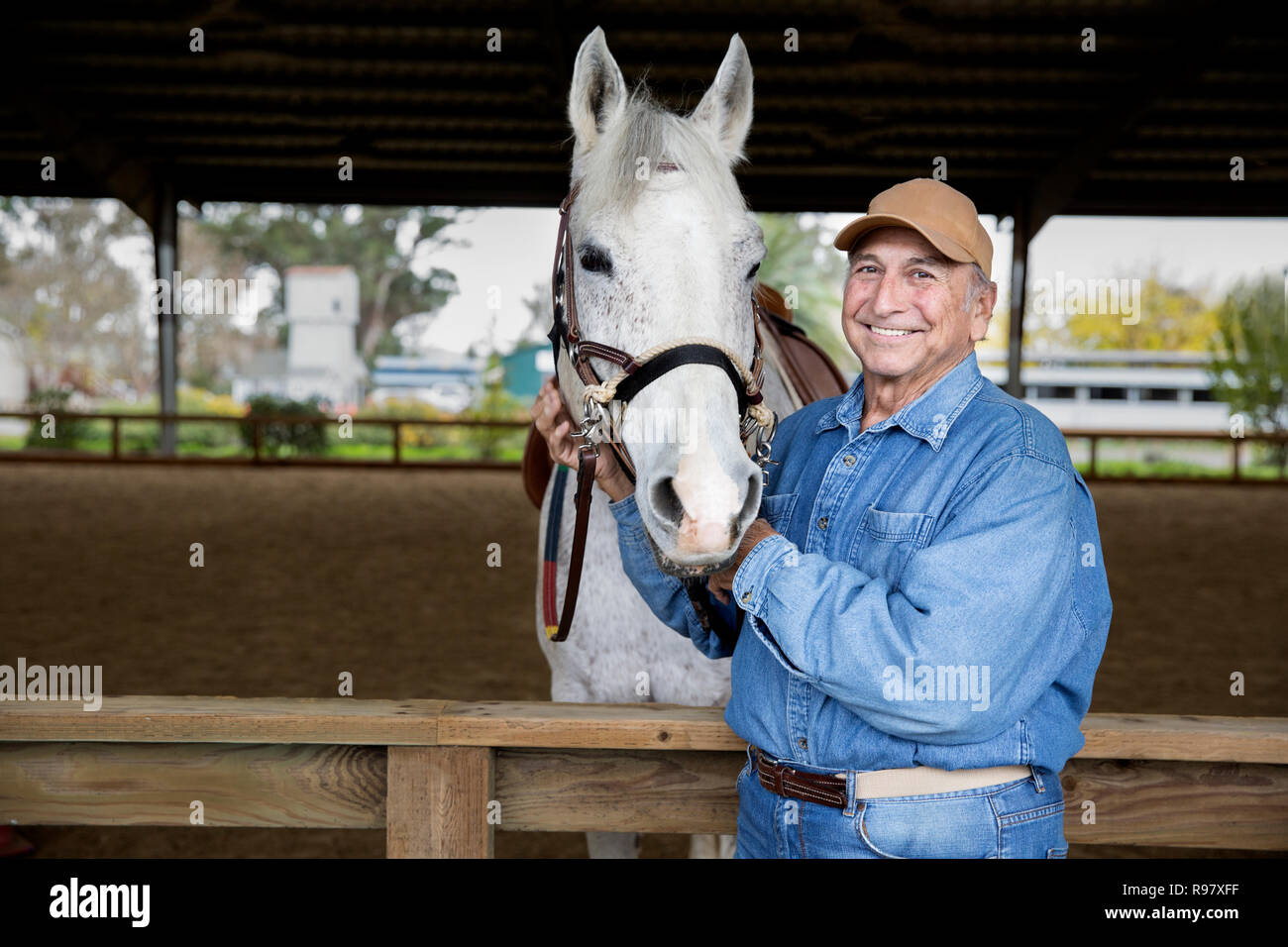 Rancher horse old man hi-res stock photography and images - Alamy