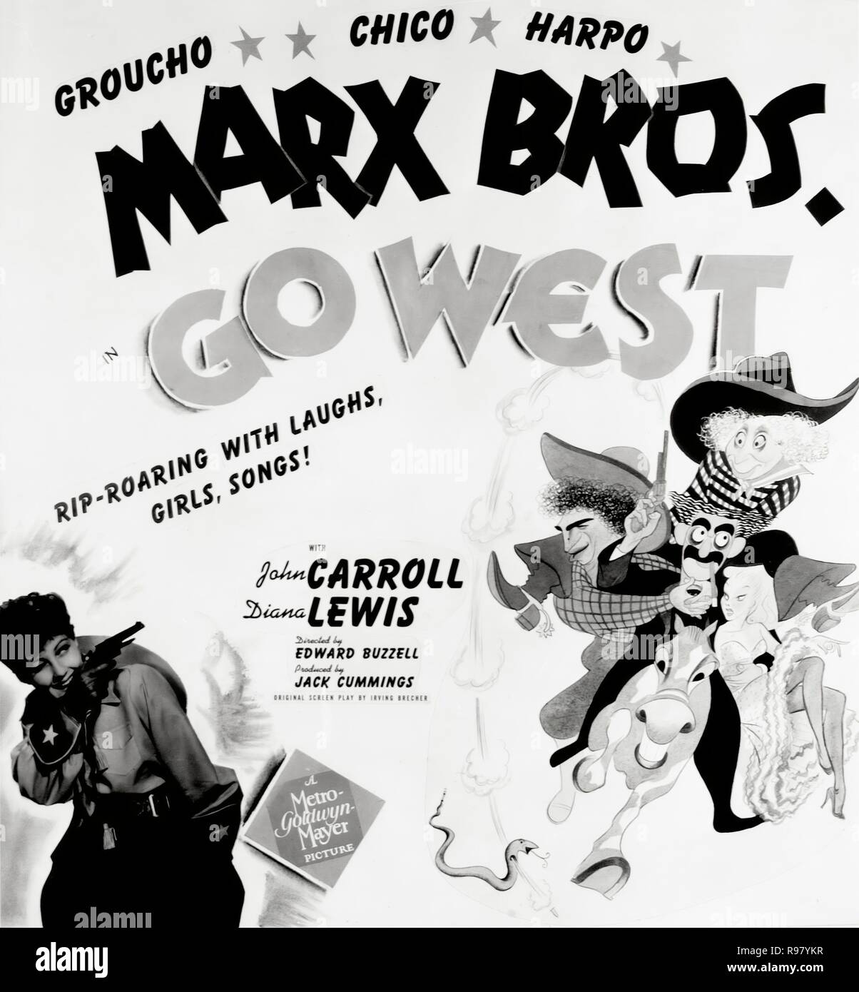 Original film title: GO WEST. English title: GO WEST. Year: 1940 ...