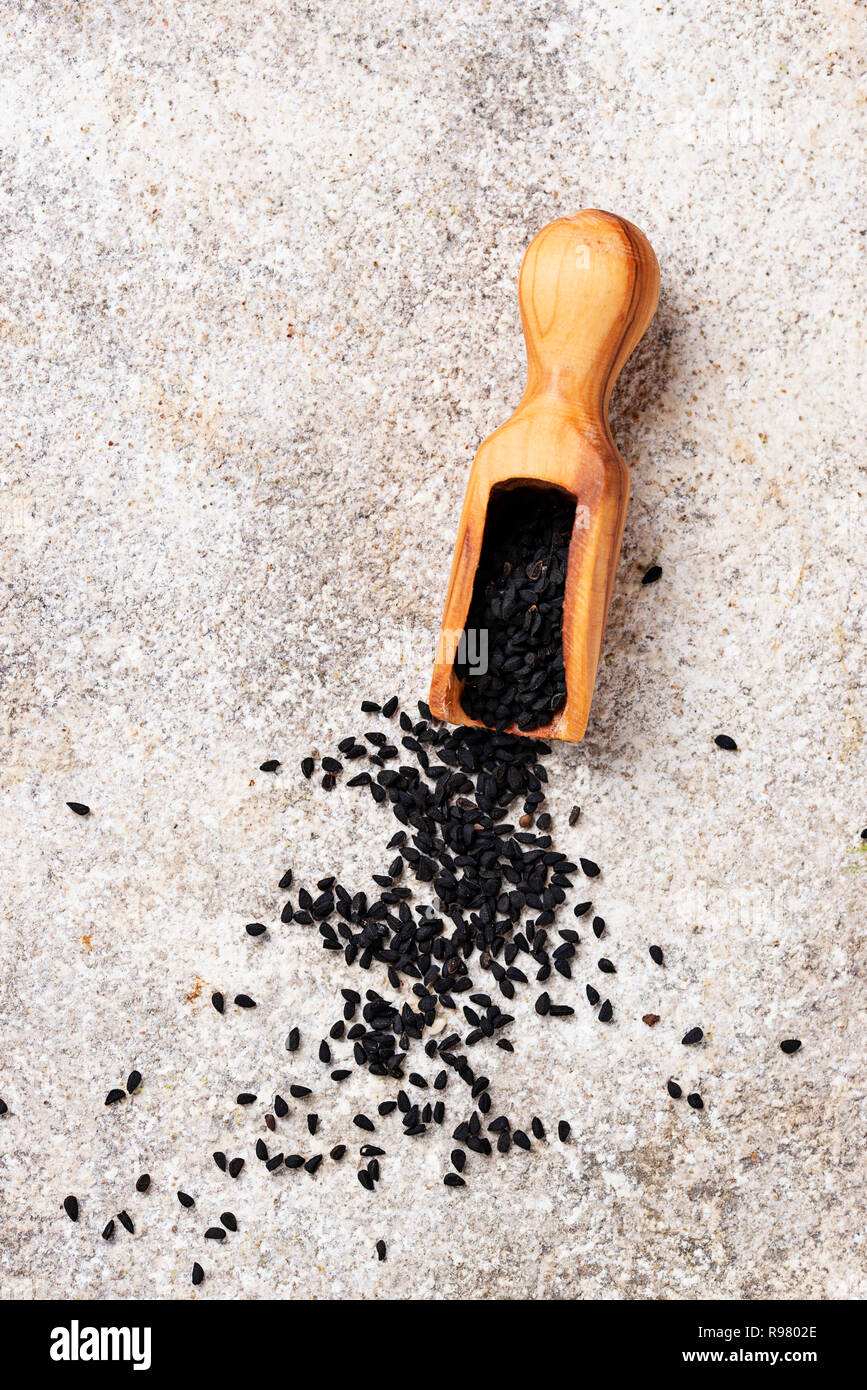 Scoop black sesame seeds hi-res stock photography and images - Alamy