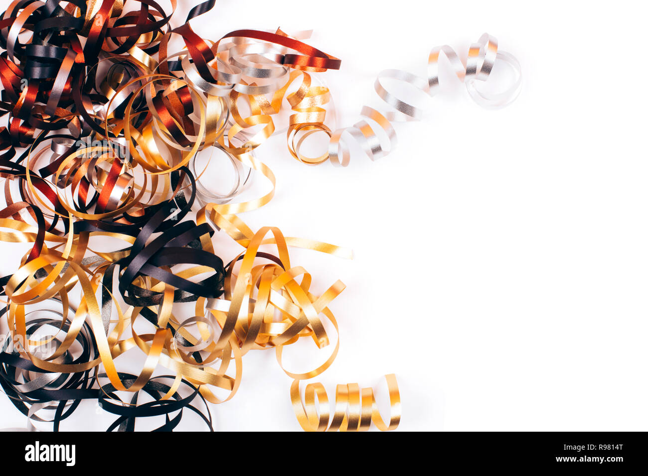 Black twisted ribbon hi-res stock photography and images - Alamy