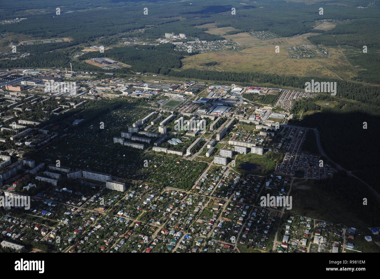 Kovrov city from air vladimir hi-res stock photography and images - Alamy