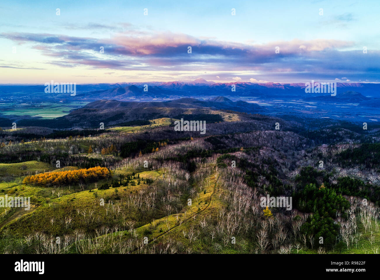 Aerial Photography of Hokkaido, Japan Stock Photo - Alamy