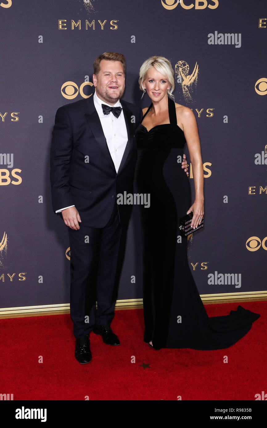 LOS ANGELES, CA, USA - SEPTEMBER 17: James Corden, Julia Carey arrive ...