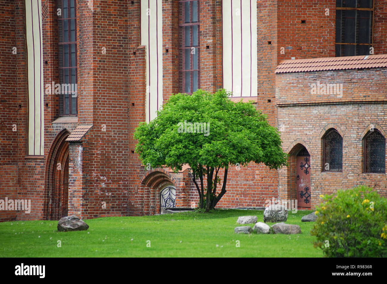Kaliningrad, Russia-may 18, 2016: Landscape with views of the Cathedral ...
