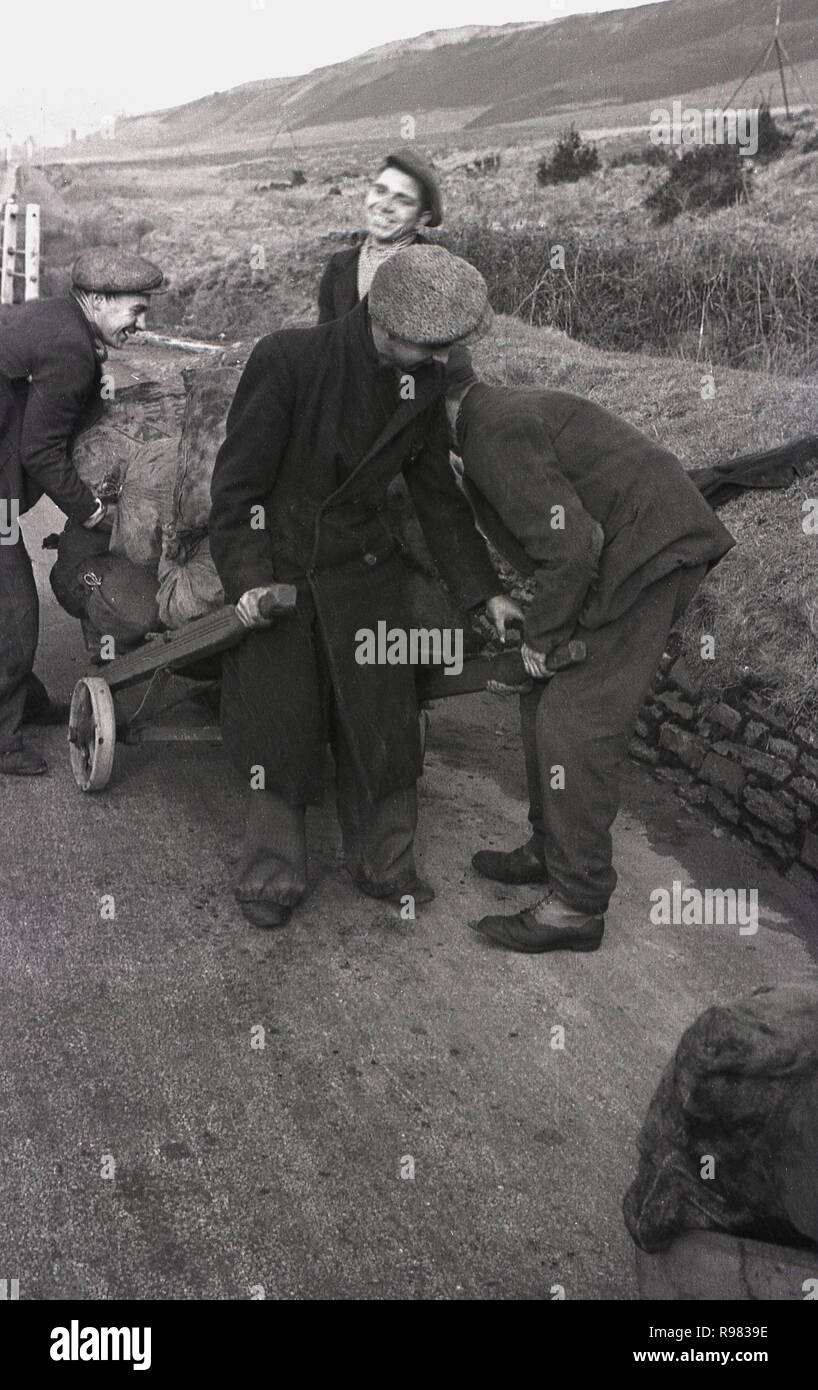 Hand cart 1940s hi-res stock photography and images - Alamy