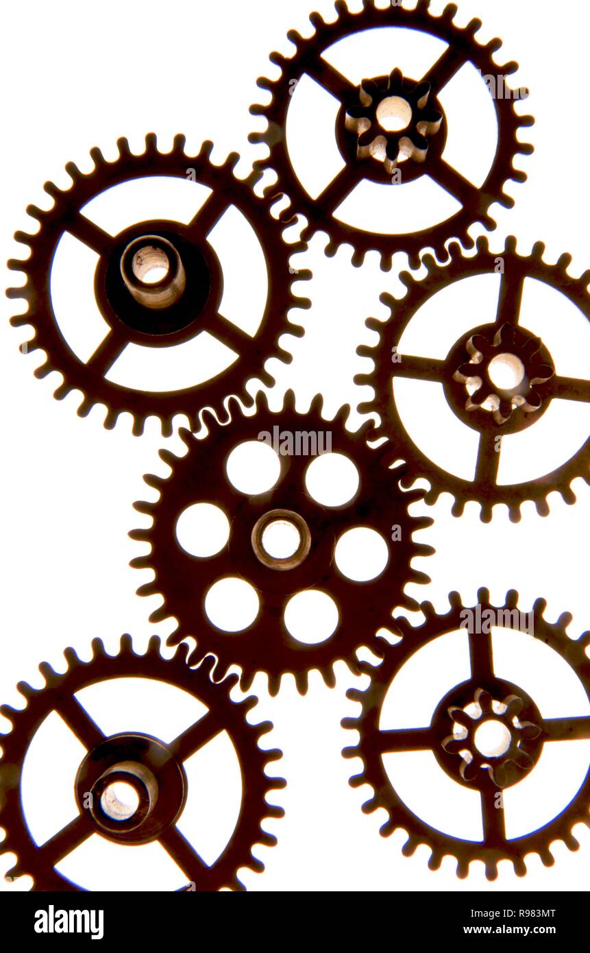 Group cogs turning together hi-res stock photography and images - Alamy