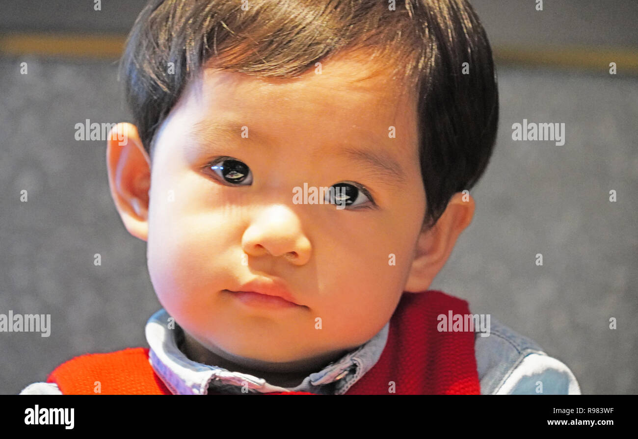 Two-year old Chinese girl in Nanjing, China Stock Photo - Alamy