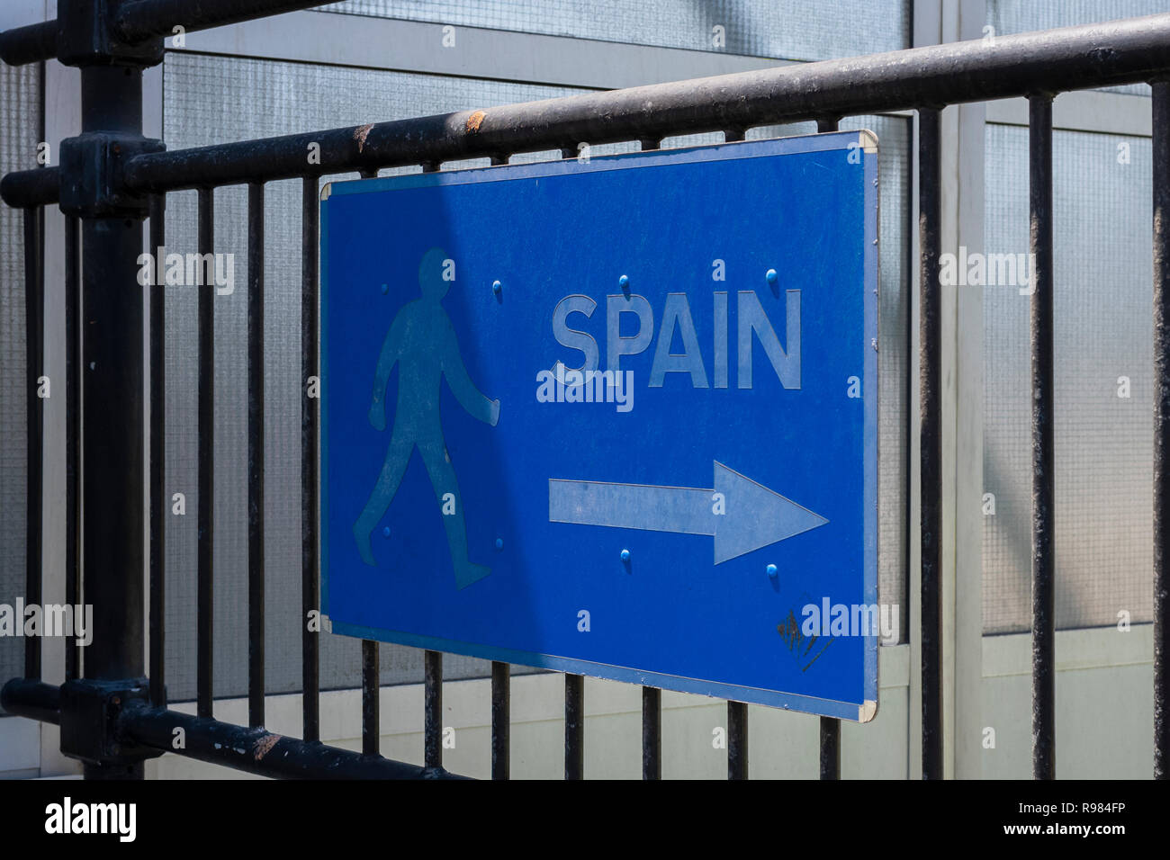 Pillars Of Hercules Strait Of Gibraltar High Resolution Stock ...